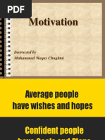 Motivation Theories - Faiza Nadeem | PDF | Motivation | Motivational