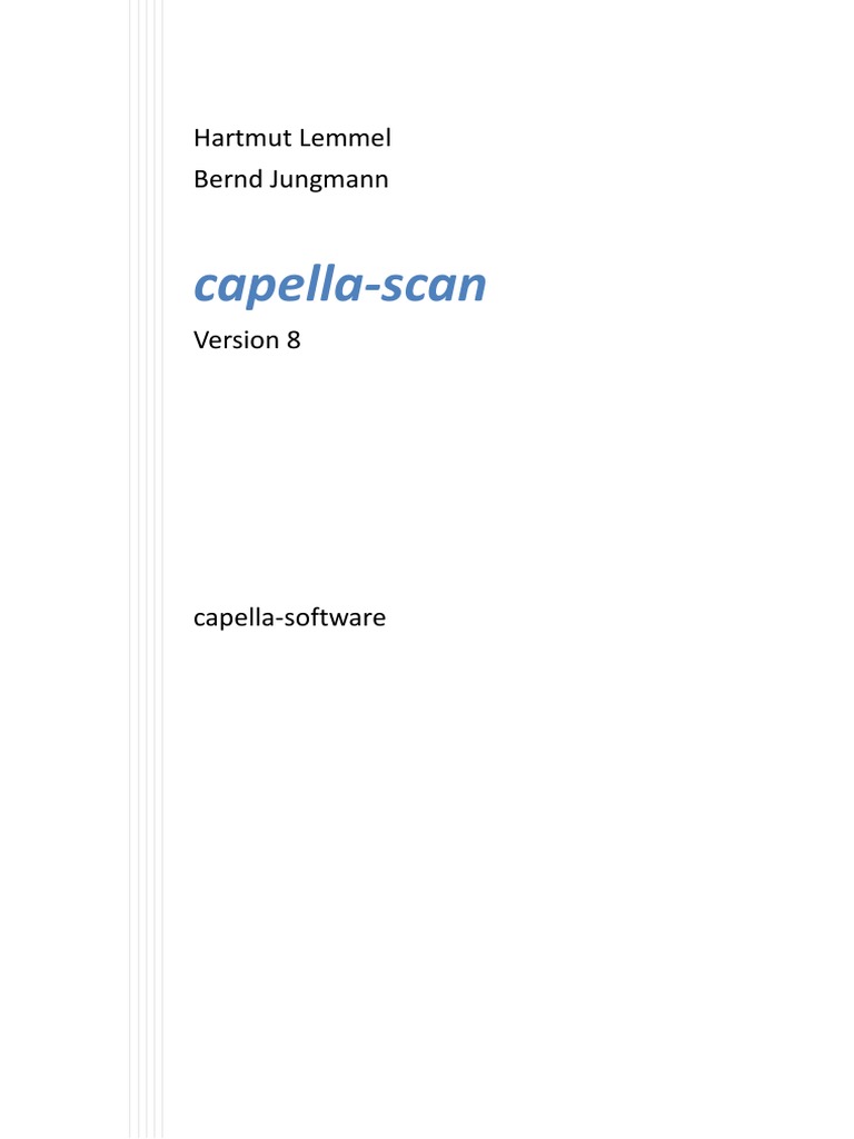 Manual Capella-Scan V.8 | PDF | Microsoft Windows | Clef
