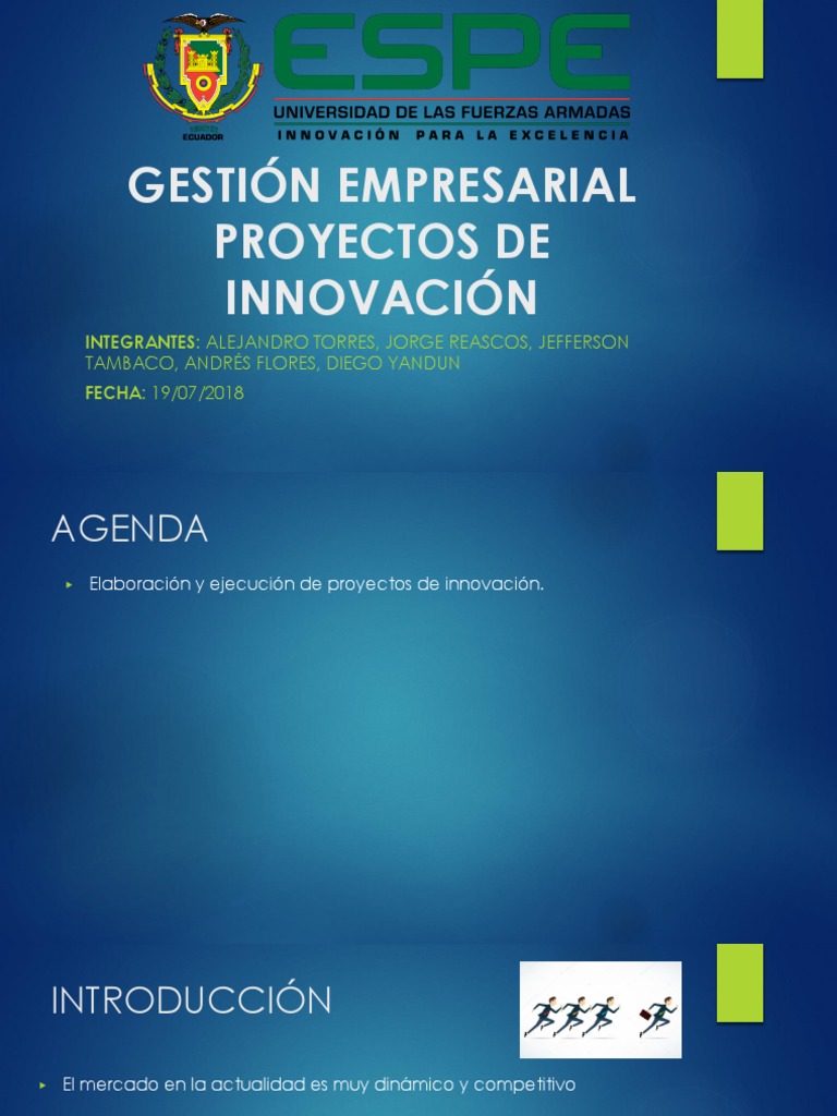 Proyecto de Innovación | PDF | Innovación | Economias