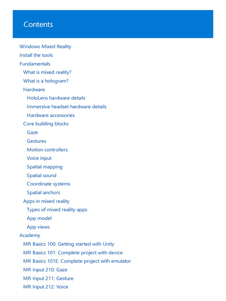 Windows Mixed Reality Documentation PDF | PDF | Windows 10 | Bluetooth