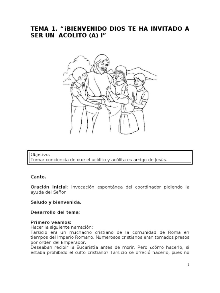 Manual Formacion de Acolitos | PDF | Misa (liturgia) | eucaristía