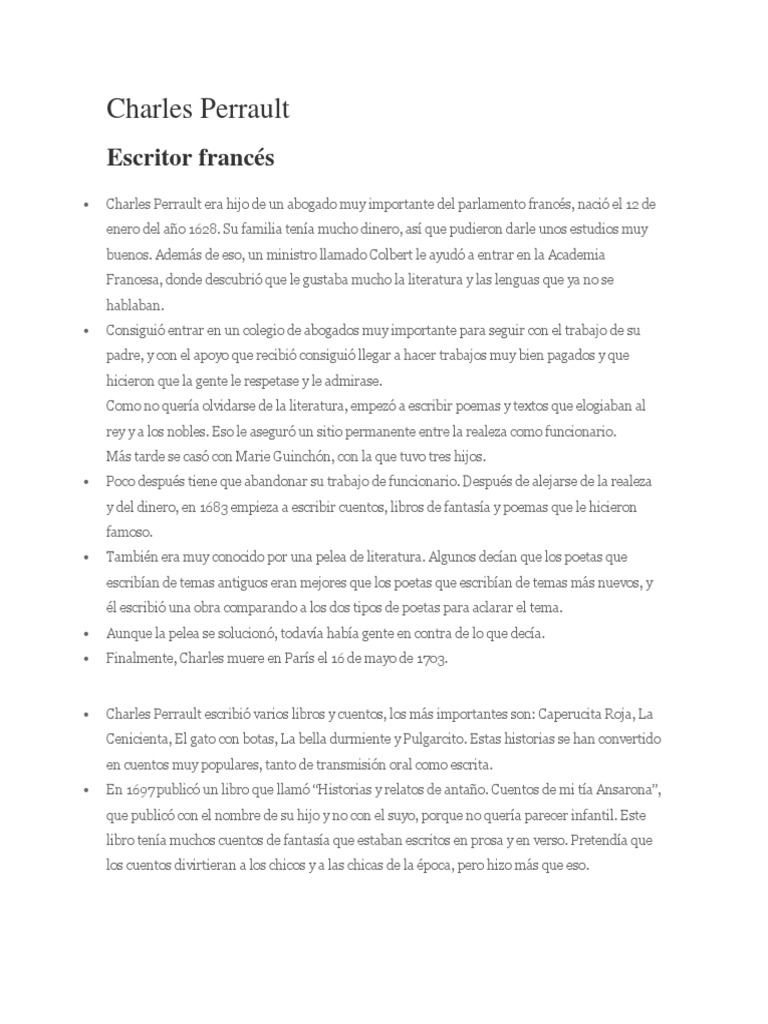 Charles Perrault | PDF