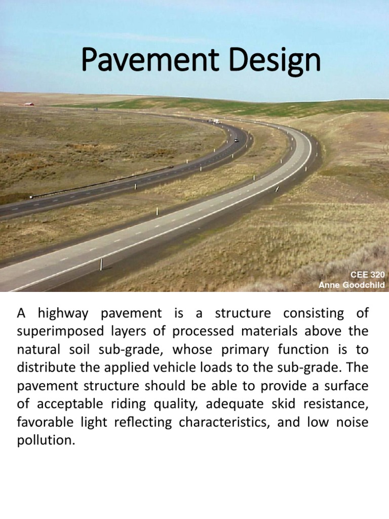 Lec 8 Pavement Design | PDF | Road Surface | Concrete