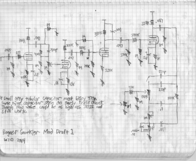 Bogner Snorkler Amp Schematic Guide | PDF