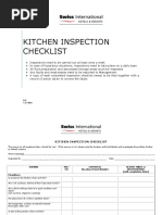 SHE Inspection Checklist | PDF | Forklift