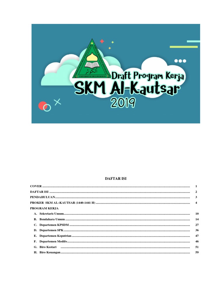 Draft Program Kerja | PDF