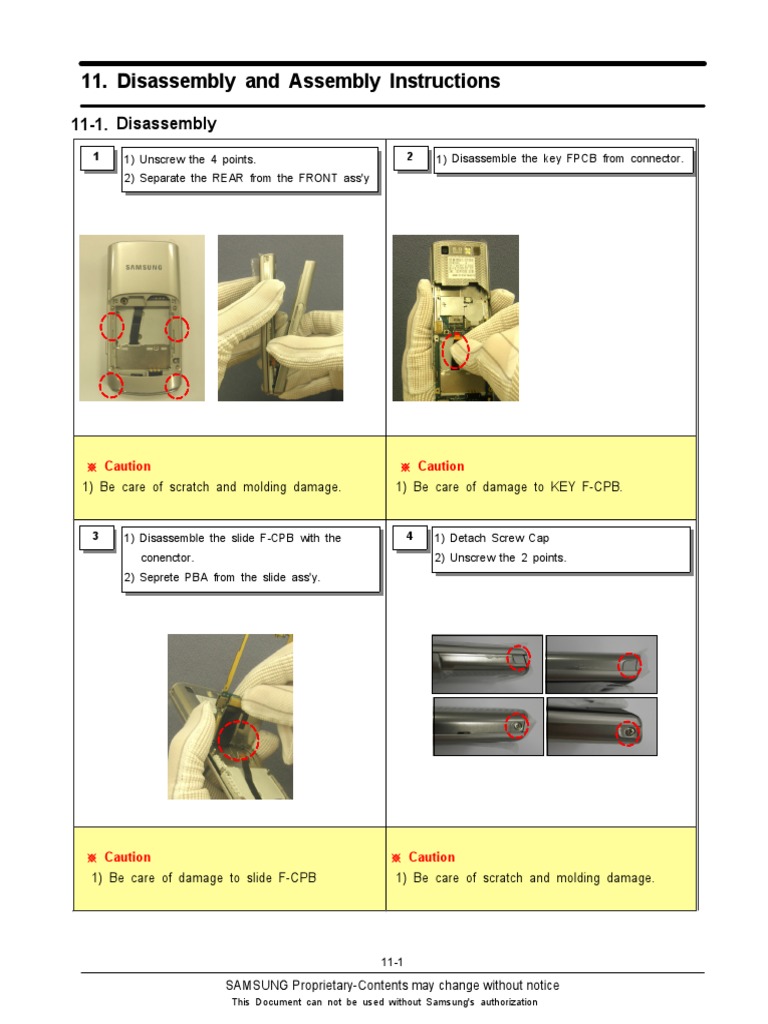 Disassembly and Assembly Instructions | PDF | Electronic Engineering ...