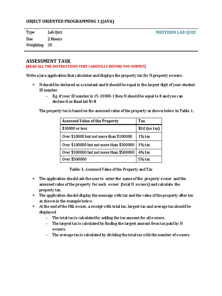 Lab Exam Midterm Pdf Method Computer Programming Class Computer Programming