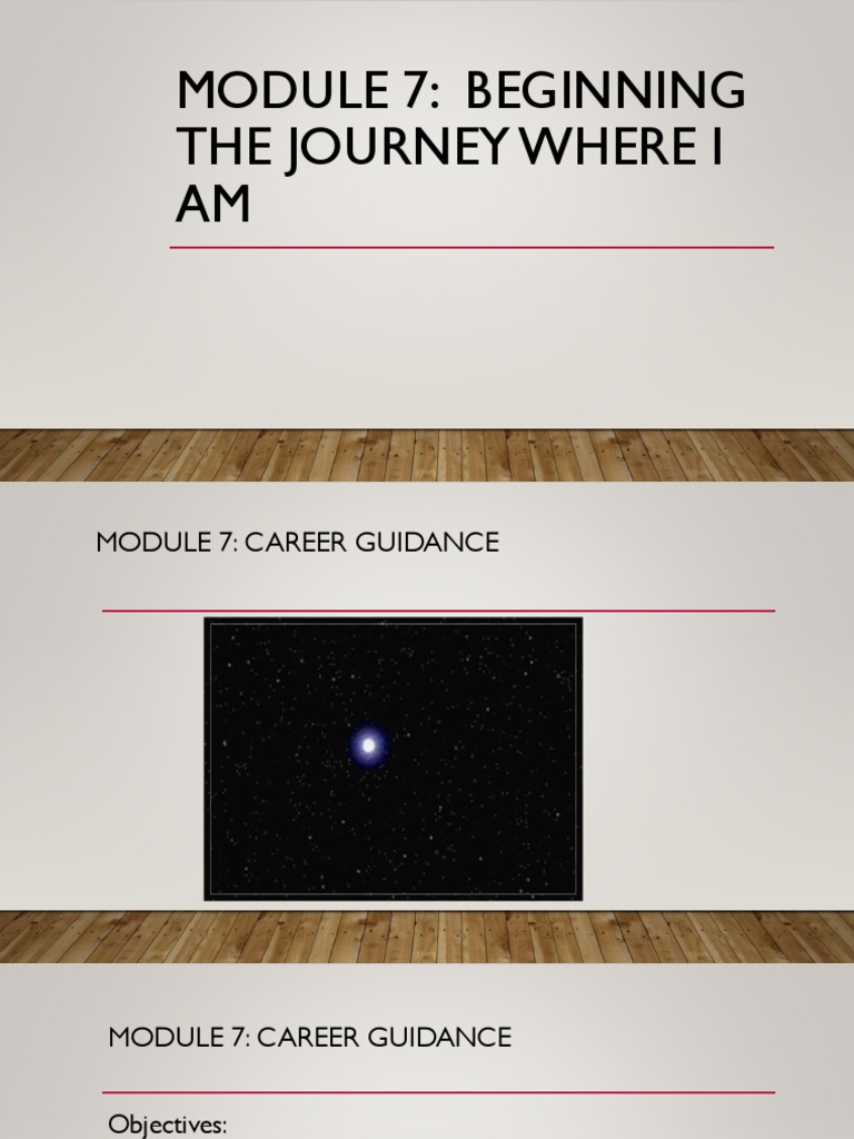 Module 7 Beginning The Journey Where I Am | PDF | Self Efficacy ...