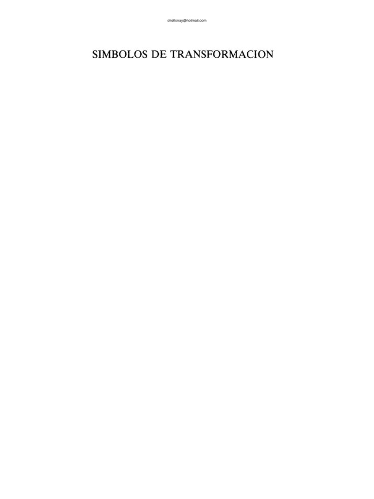 Simbolos de Transformación 1 PDF | PDF | Psique (psicología) | Sicología