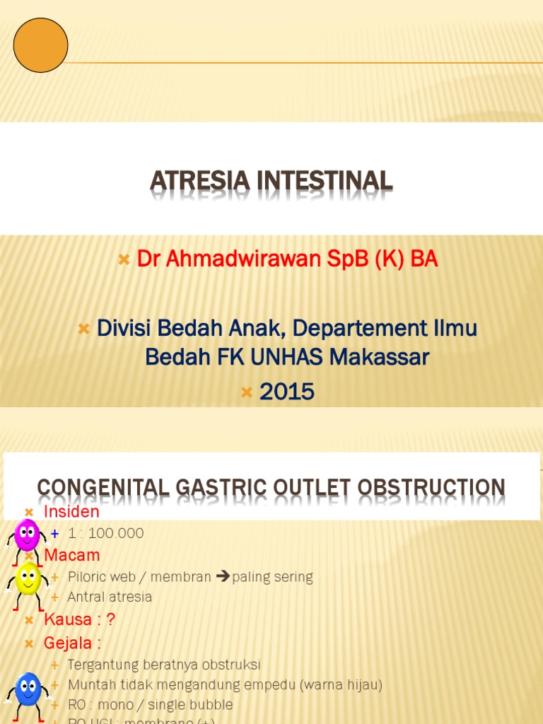 Atresia Intestinal | PDF