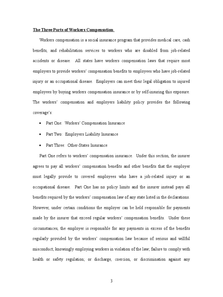 WC Management Policies | PDF | Workers' Compensation | Liability Insurance