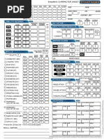 Starfinder - Character Sheet (Fillable) | PDF | Leisure Activities ...