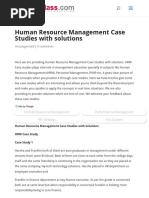 Performance Management - Case Studies | PDF | Performance Appraisal ...