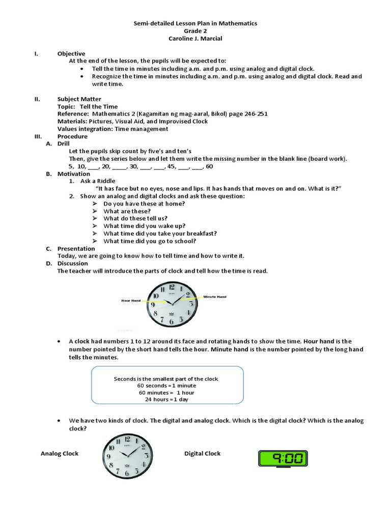 Seconds Is The Smallest Part of The Clock. 60 Seconds 1 Minute 60 ...