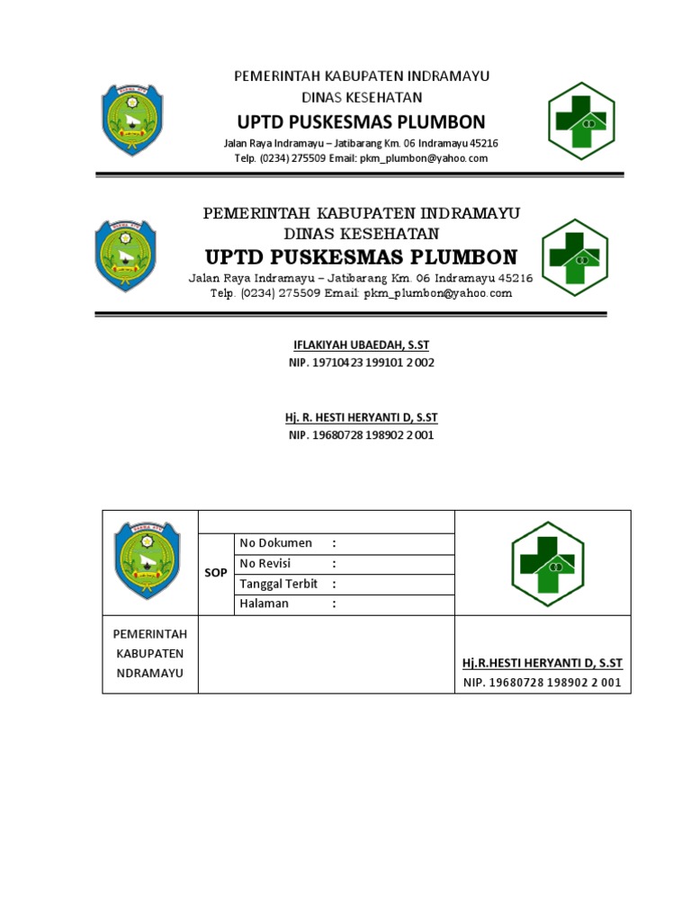 Shortcut Kop, Sop, Nama PKM Plumbon | PDF