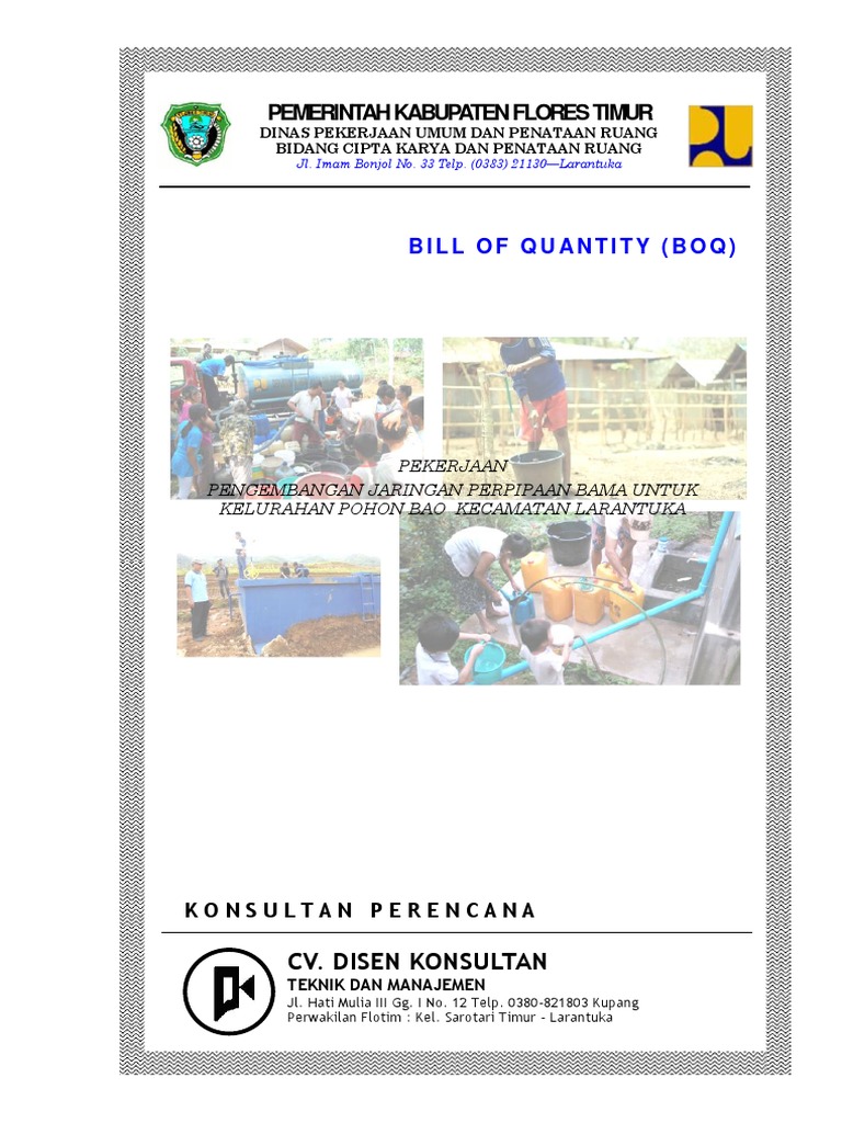 Contoh BOQ SPAM PDF | PDF