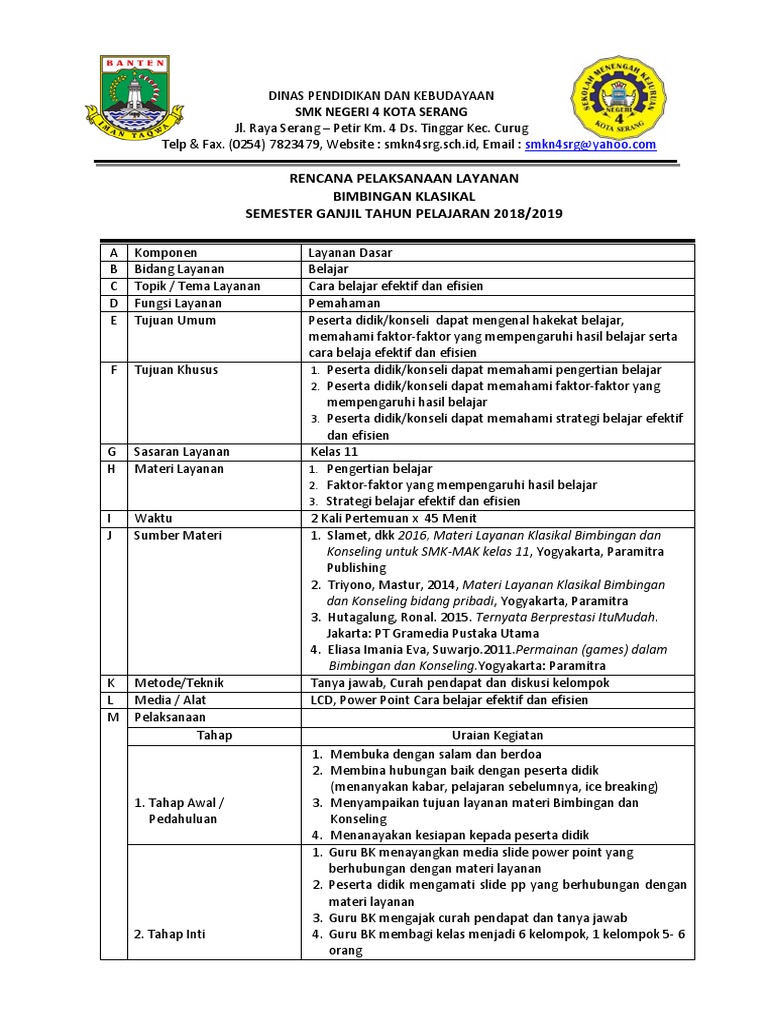 RPP Cara Belajar Efektif Dan Efisien | PDF | Karier & Perkembangan | Kesehatan Holistik