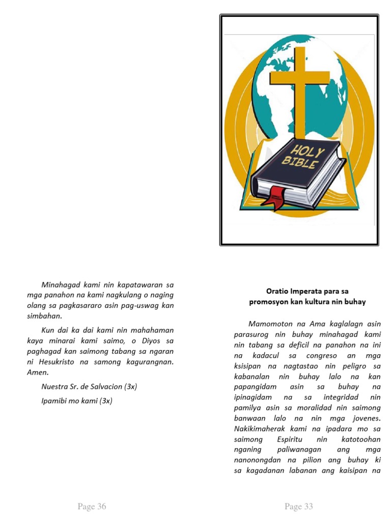 Bible Service Pamphlet | PDF