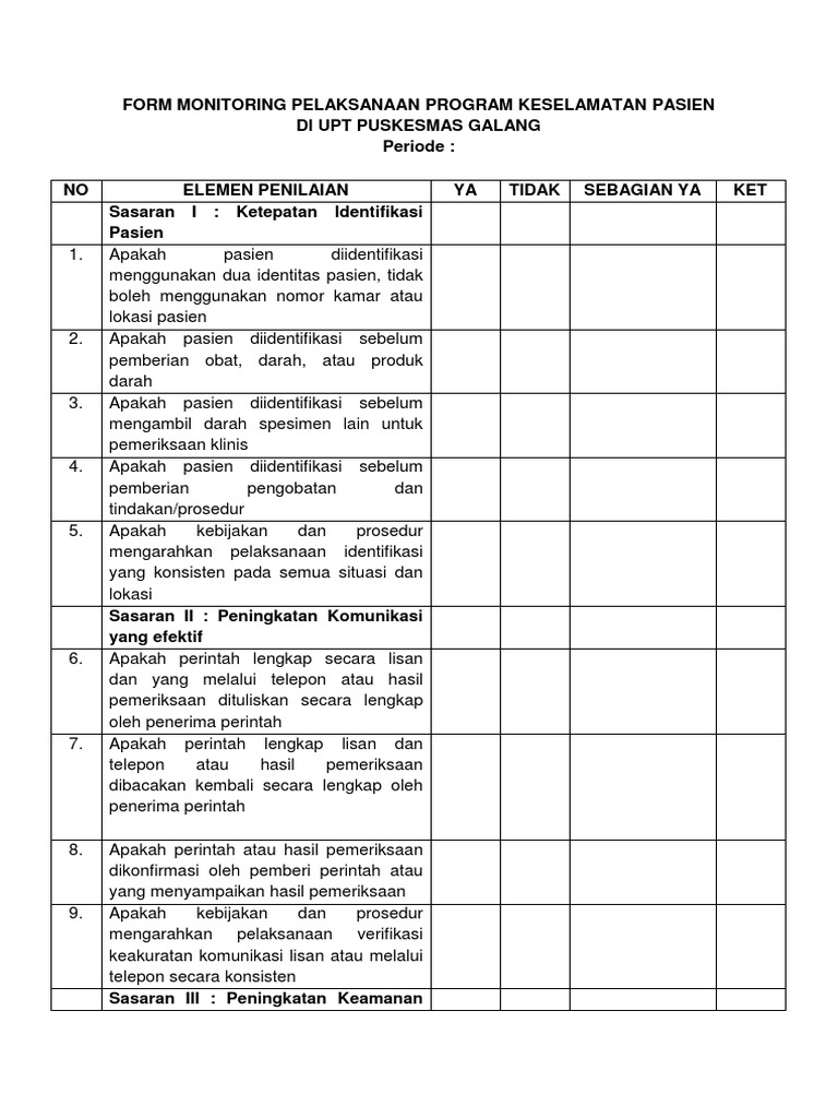 Form Monitoring KP | PDF
