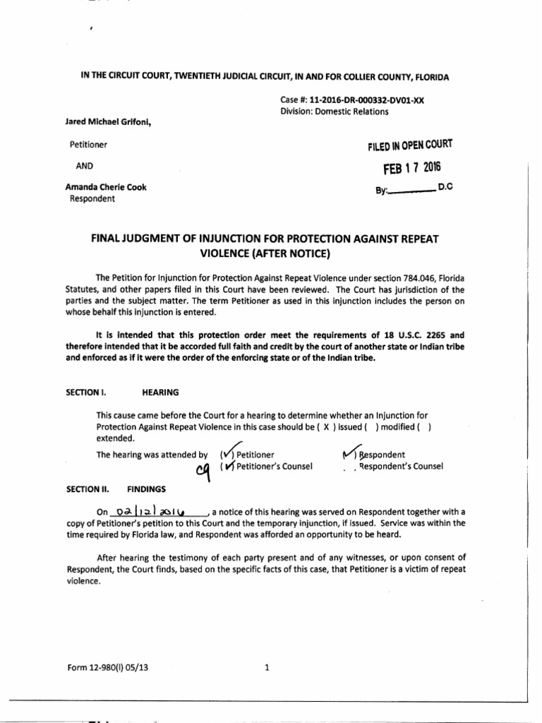 Final Permanent Injunction