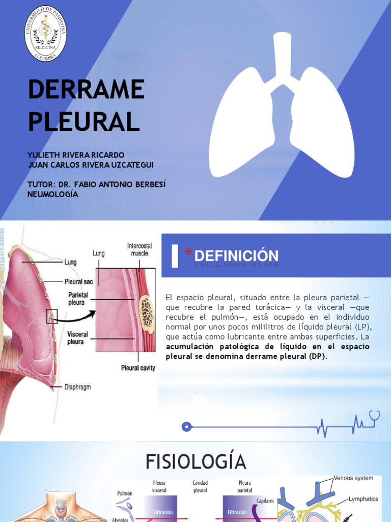 Derrrame Pleural | PDF | Especialidades Medicas | Medicina CLINICA