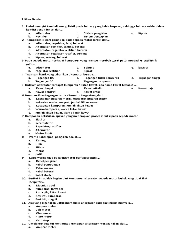 Materi Kelistrikan | PDF