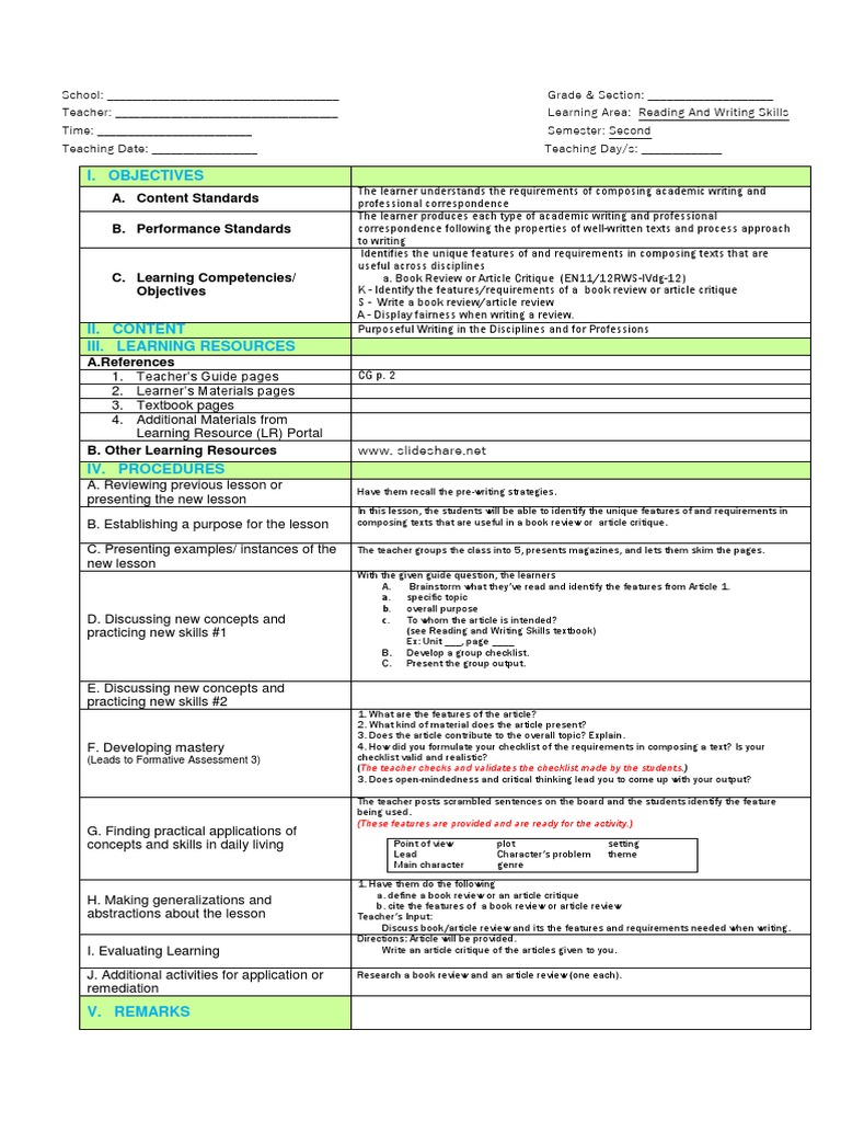 RWS11 IVdg 12 Book Review | PDF | Teachers | Books