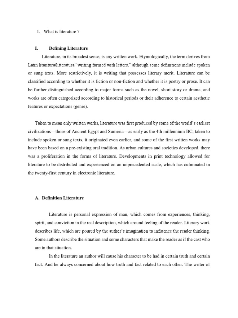 Pengertian Literature | PDF | Linguistics | Cognitive Science