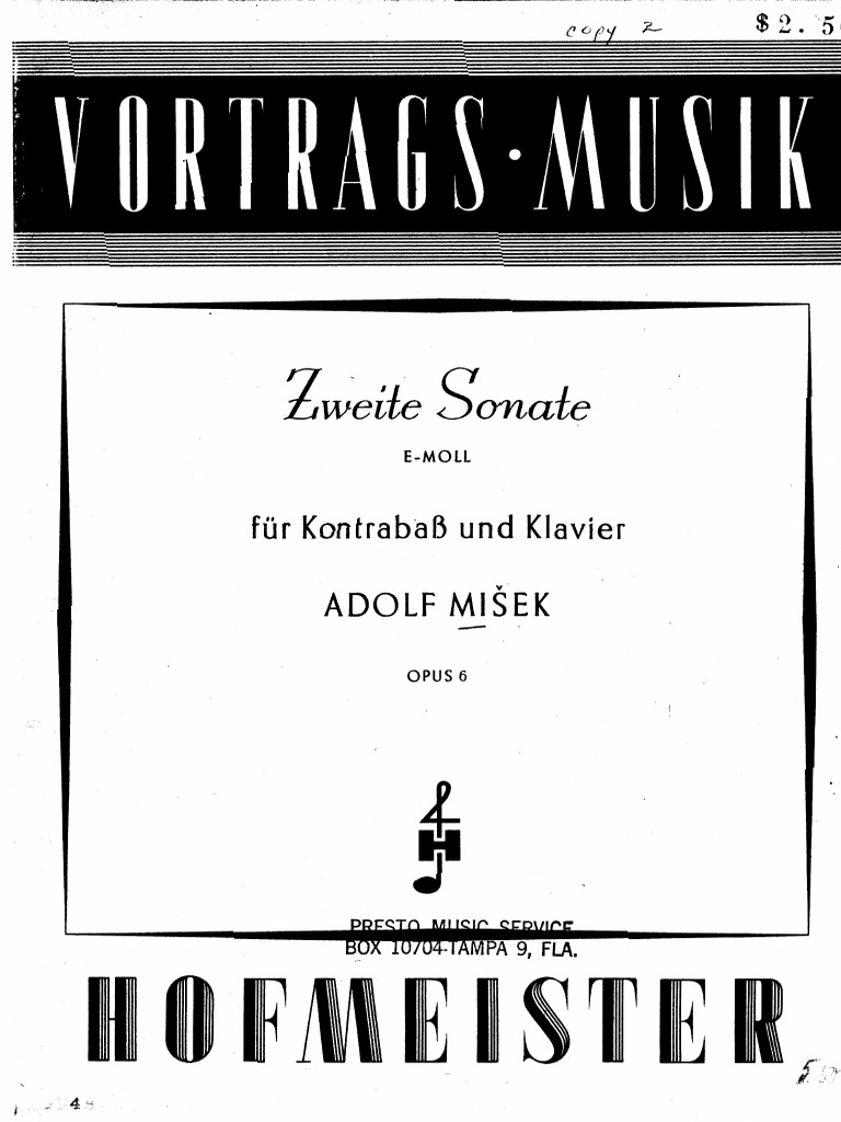 Misek - Sonata 2 Piano | PDF | Música clásica | Entretenimiento (general)