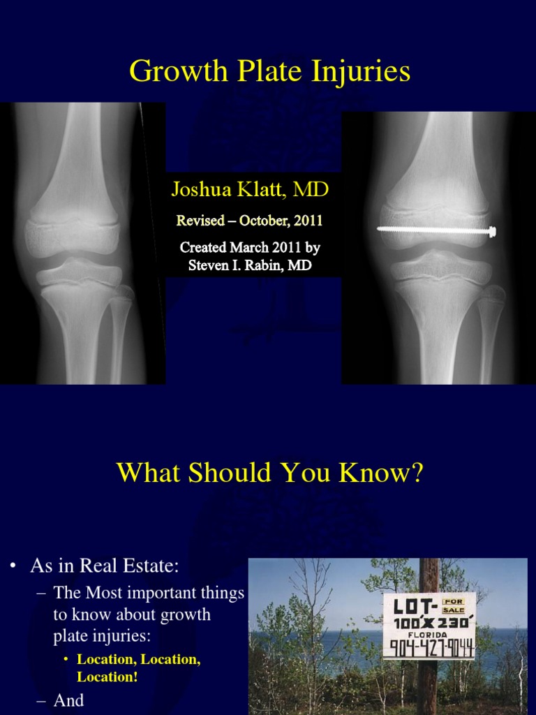 Growth Plate Injuries | PDF | Bone | Musculoskeletal System