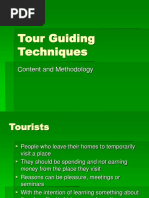 Tour Guiding Module | PDF | Tourism | Leadership