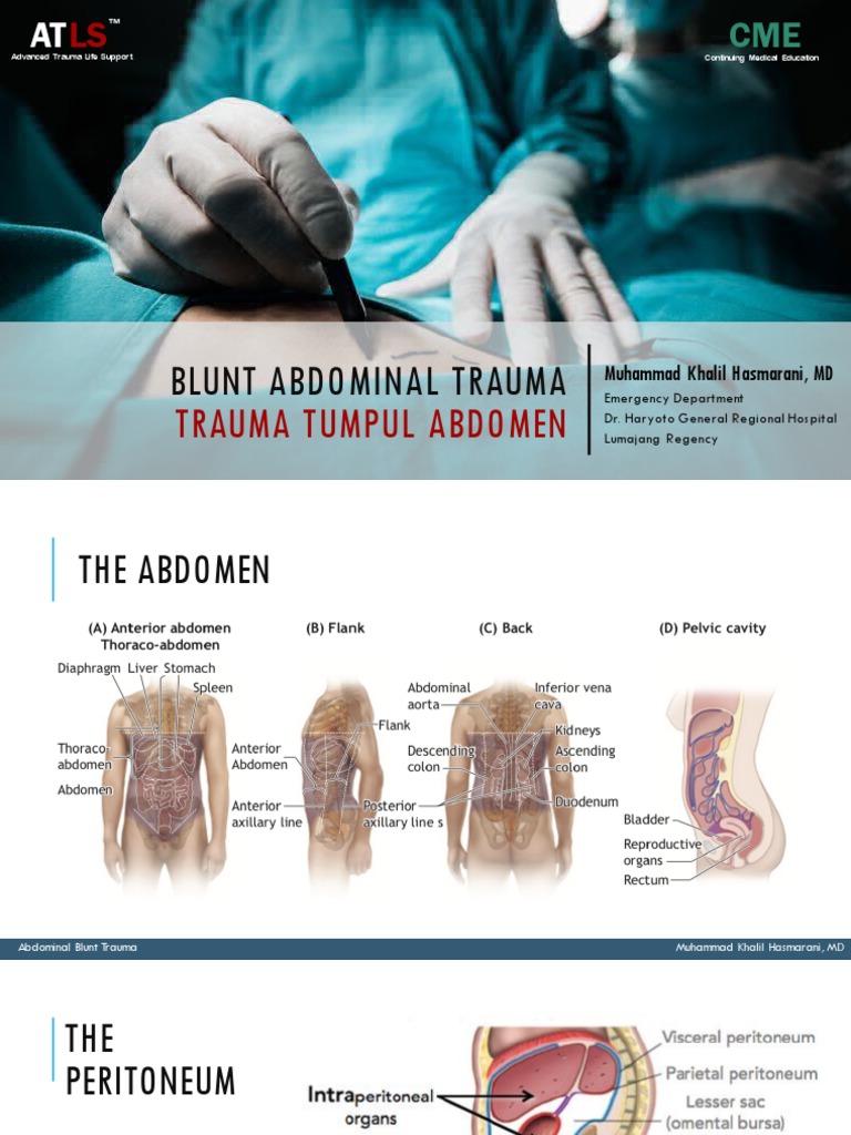 Trauma Tumpul Abdomen Dr. Khalil | PDF