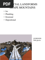 Glaciofluvial Landforms and Deposits | PDF | Glacier | Sediment