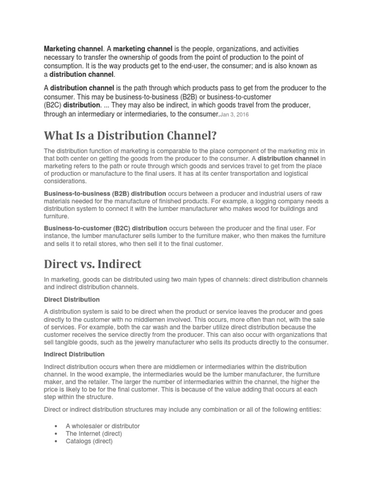 Distribution Management | PDF | Retail | Sales