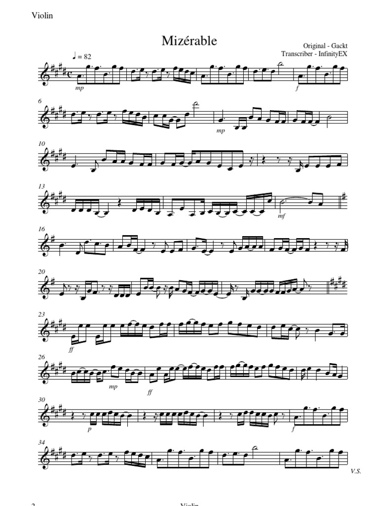 Gackt - Mizerable | PDF