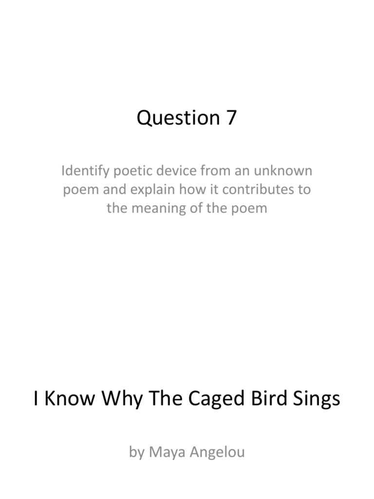 Identify poetic devices and explain meanings | PDF | Poetry