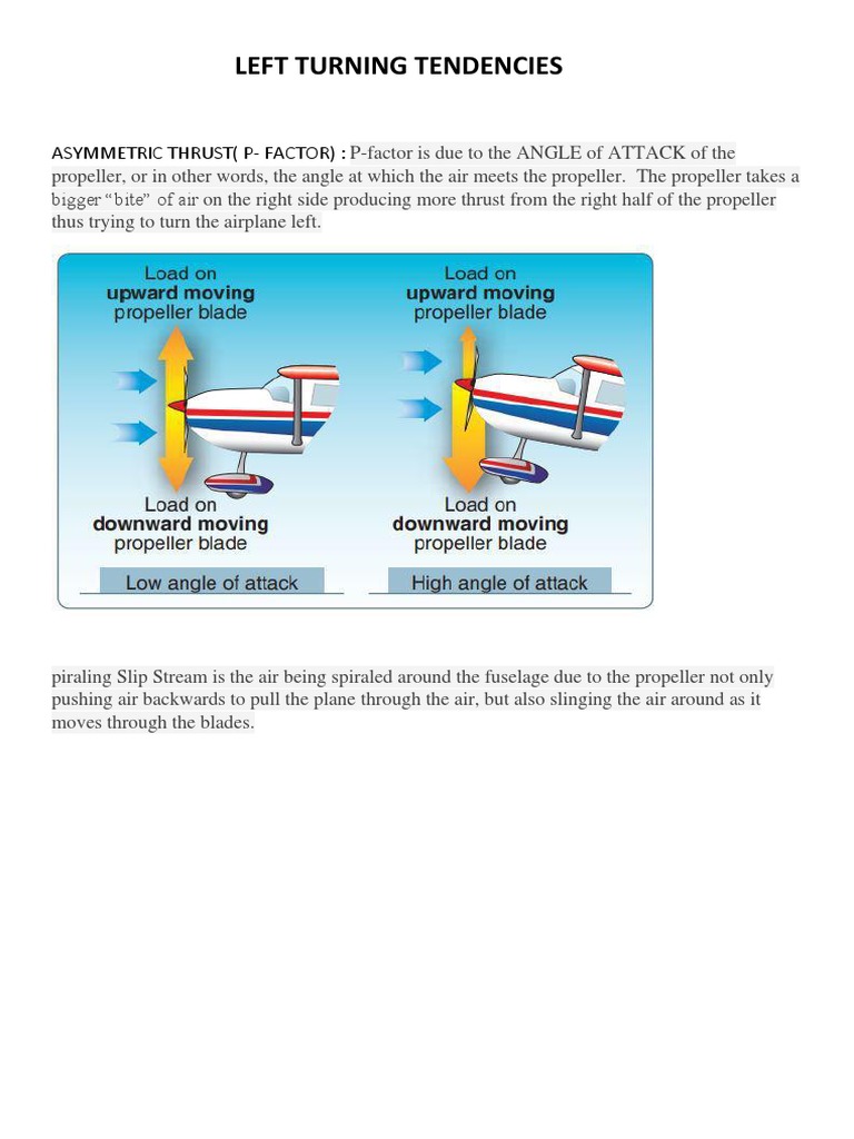 Left Turning Tendencies in Aviation | PDF