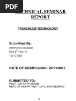 HDD Method of Statement | PDF | Tunnel | Civil Engineering