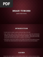 Brain Tumor Report | PDF | Brain Tumor | Central Nervous System