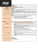 Sample Micro Teaching Lesson Plan - Writing | PDF | Lesson Plan ...