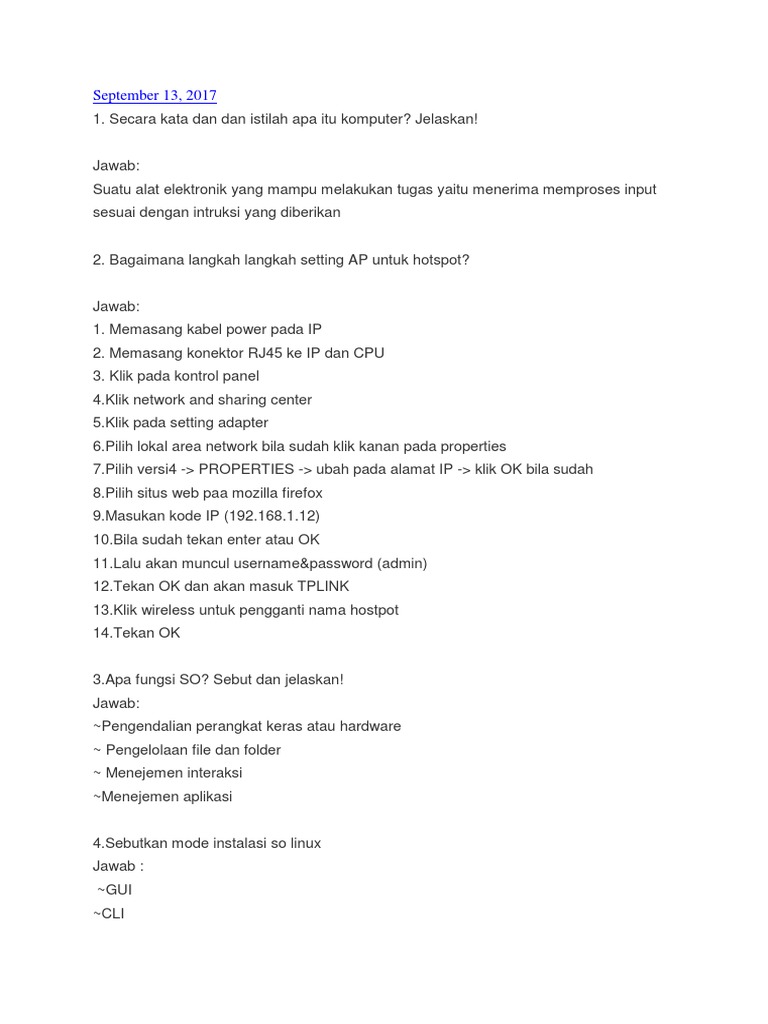 Soal ASJ Essay | PDF