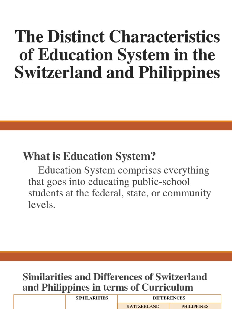 Education System of Switzerland | PDF | Primary Education | Schools