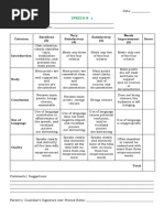 Fashion Show Judging Criteria Sheet | PDF