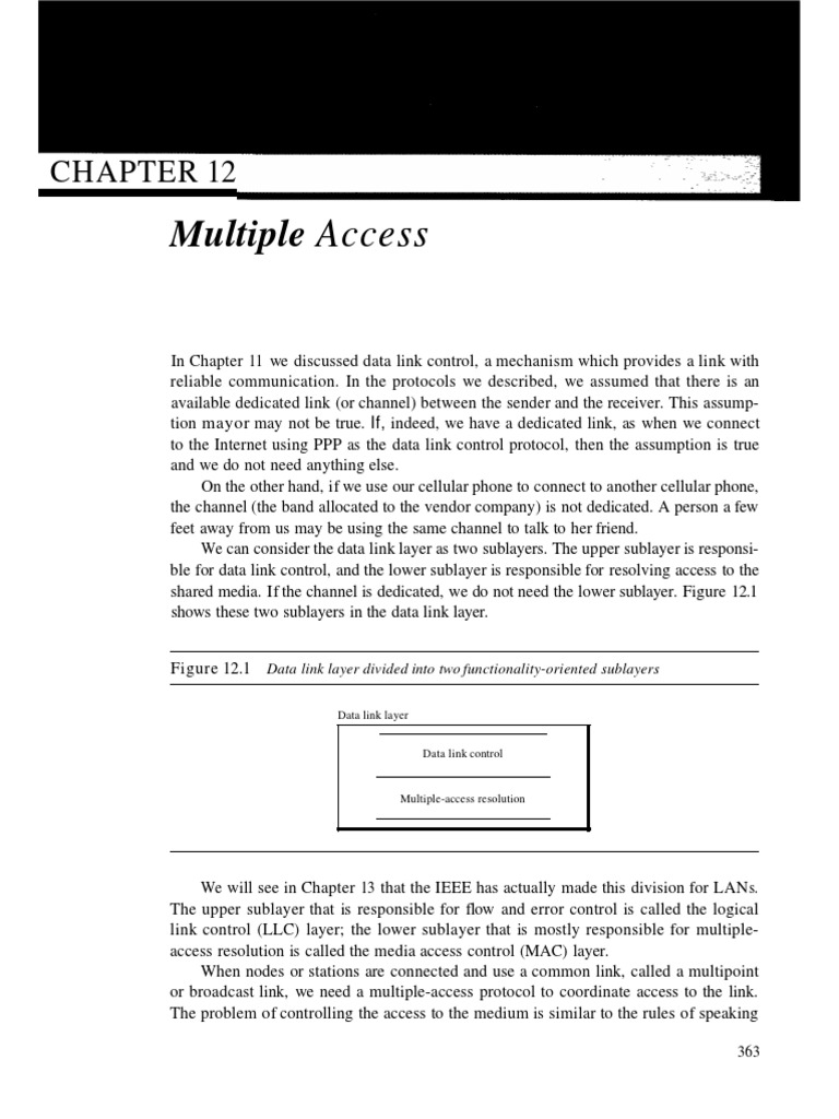 Multiple Access | PDF | Channel Access Method | Internet Protocols