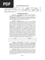 Certificate of Partnership Resolution-Sample | PDF | Legal Documents ...