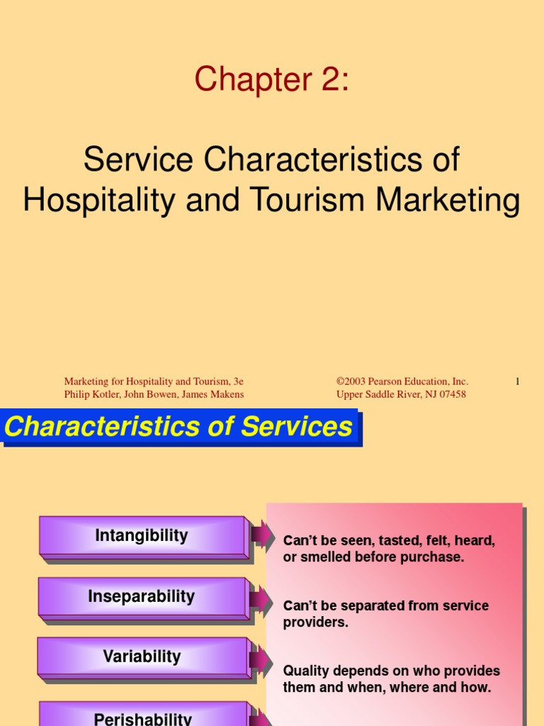 Service Characteristics in Hospitality | PDF | Marketing | Tourism