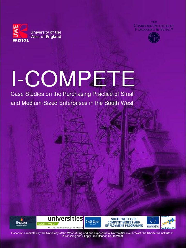 I Compete Case Study Brochure PDF | PDF | Supply Chain | Procurement