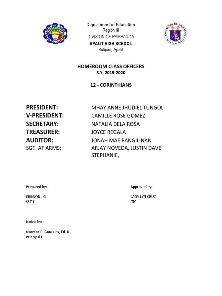 Hpta Officers | PDF | Schools | Further Education