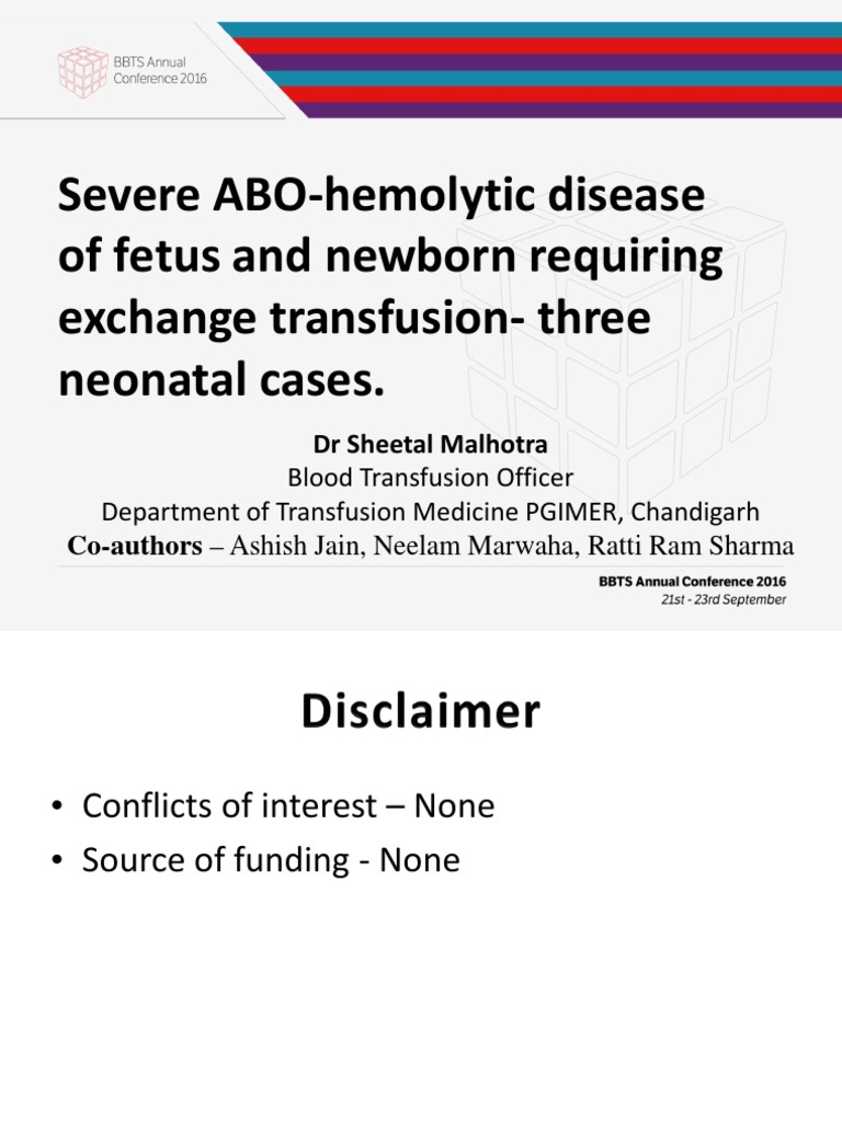 ABO Hemolytic Disease | PDF | Blood Type | Immunology